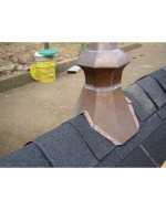 Octagonal roofing ridge cap finial made of copper metal | Home of ...