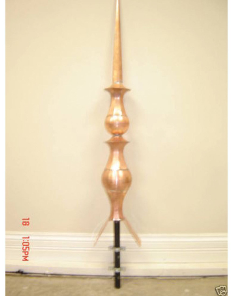 37″ Copper Finial | Home of Copper Art