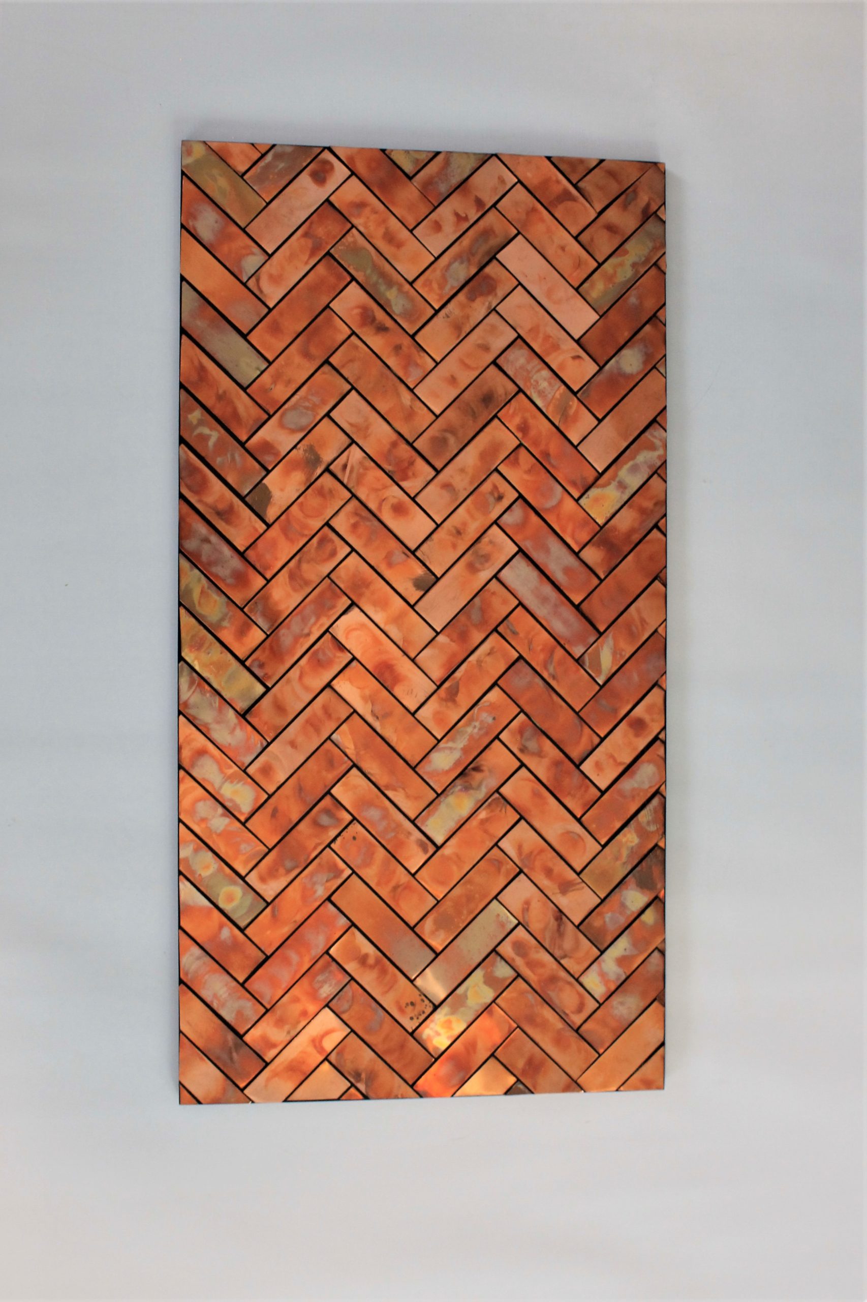 Chevron Wall Art 2 | Home of Copper Art