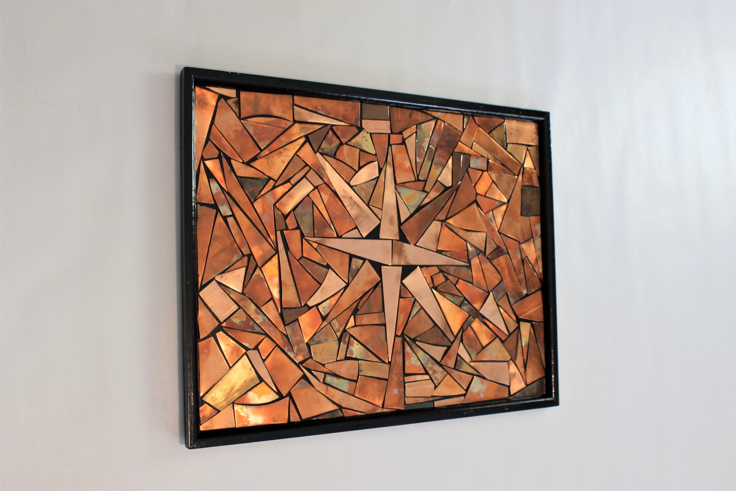 Abstract Copper Wall Sculpture 10 | Home of Copper Art